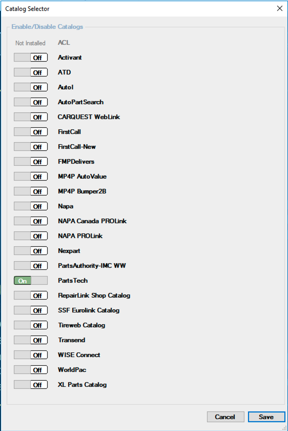 Using PartsTech With Mitchell 1