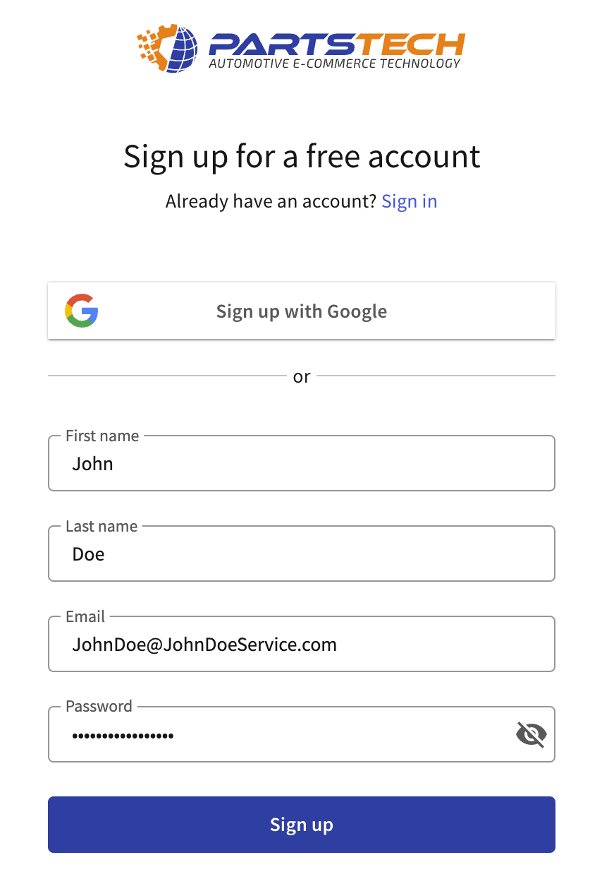 Getting Started With PartsTech