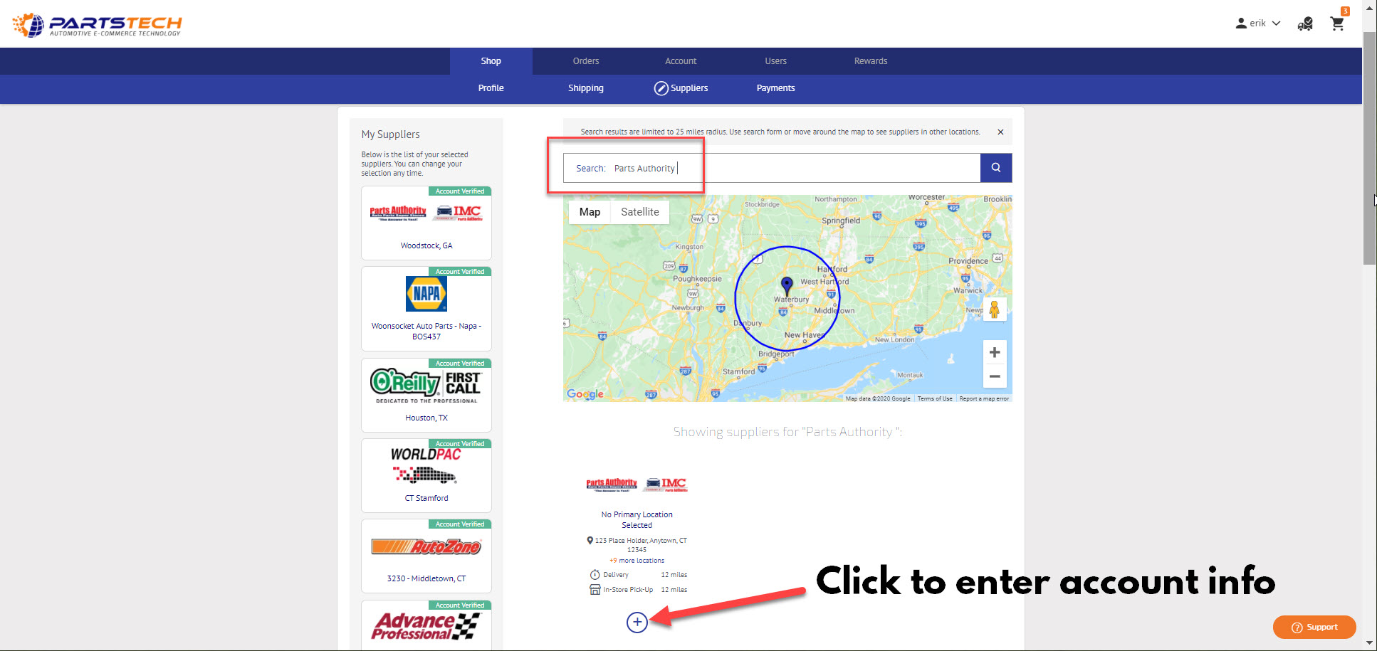 How to setup Parts Authority / IMC on PartsTech