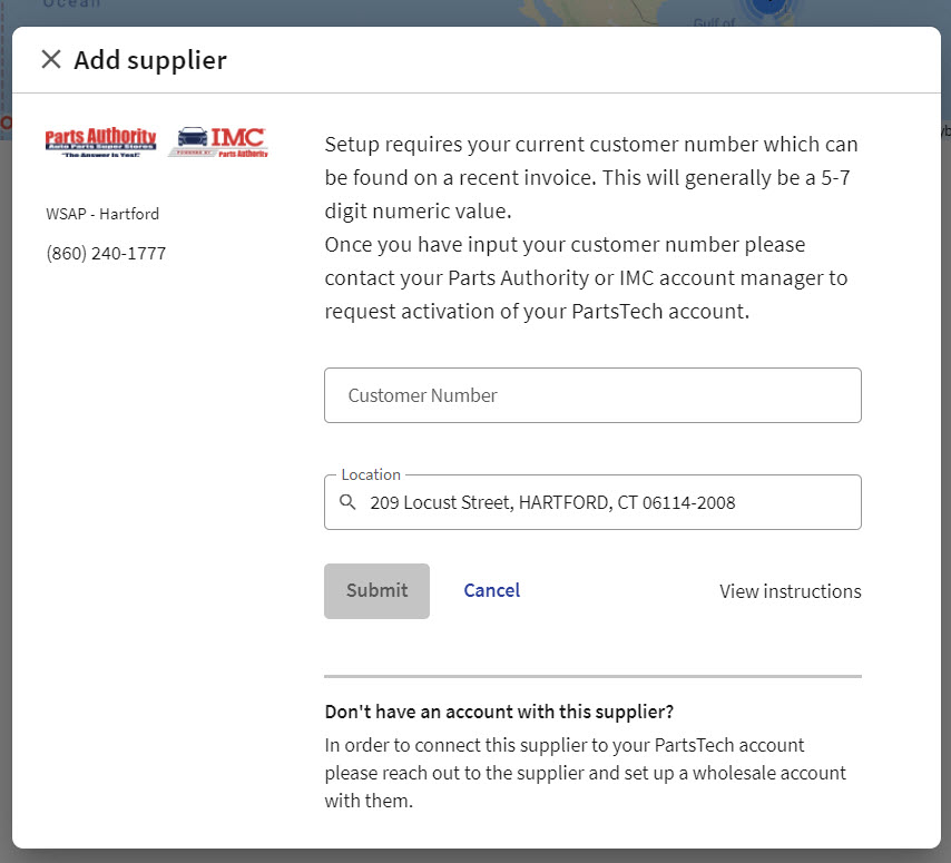 How to setup Parts Authority / IMC on PartsTech