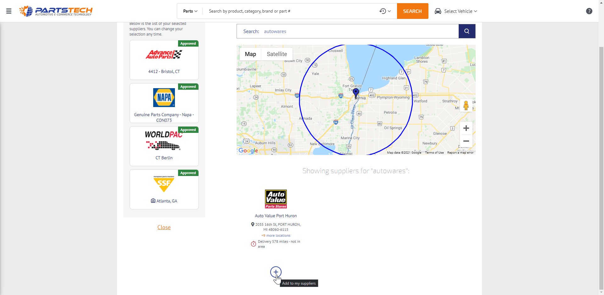 How to set up Auto-Wares stores on PartsTech