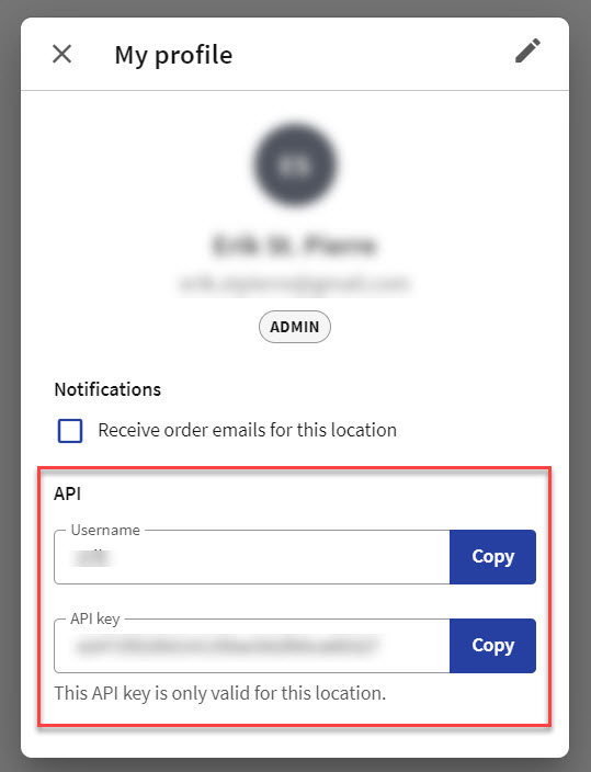 How do I find my API Key