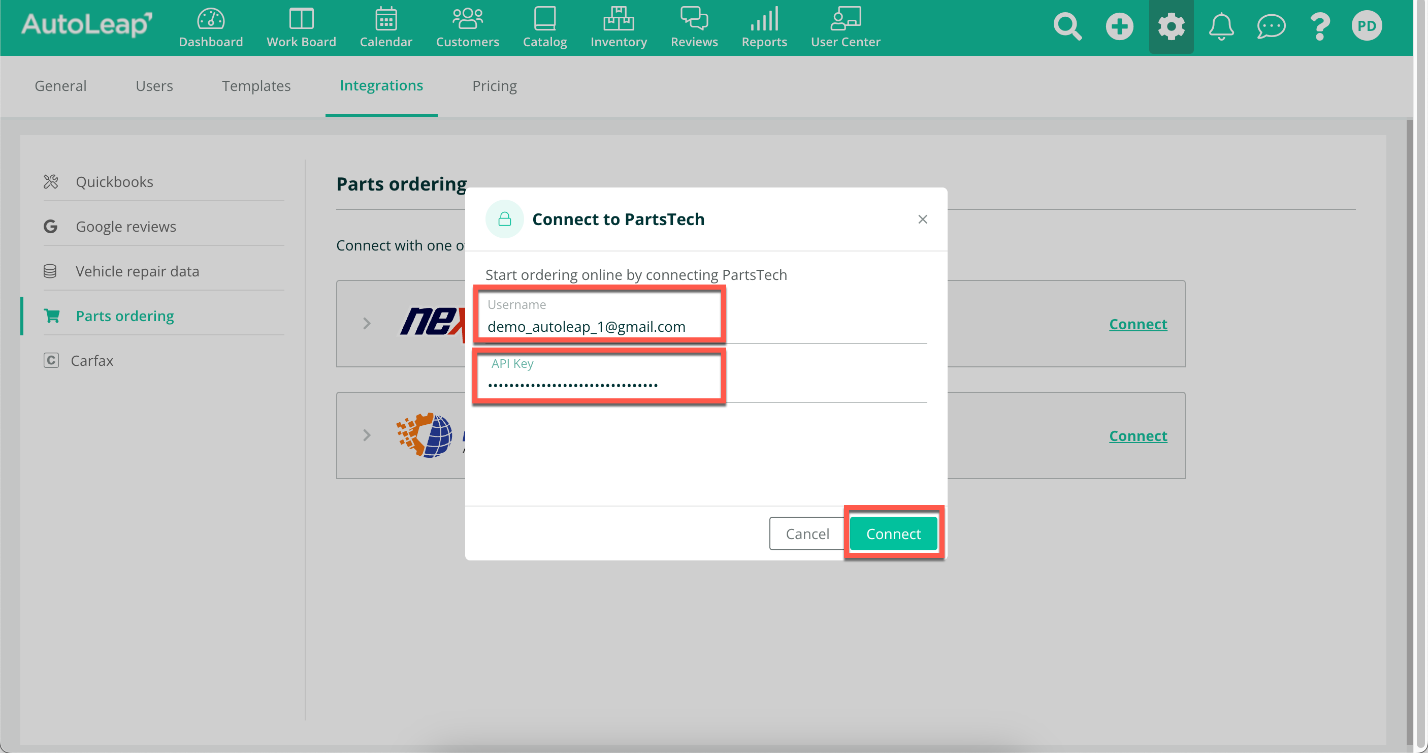 How to Integrate and Order Parts From PartsTech With AutoLeap
