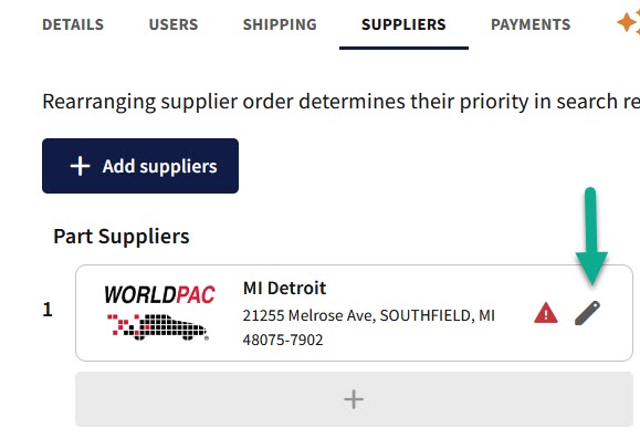 How to set up WORLDPAC on PartsTech