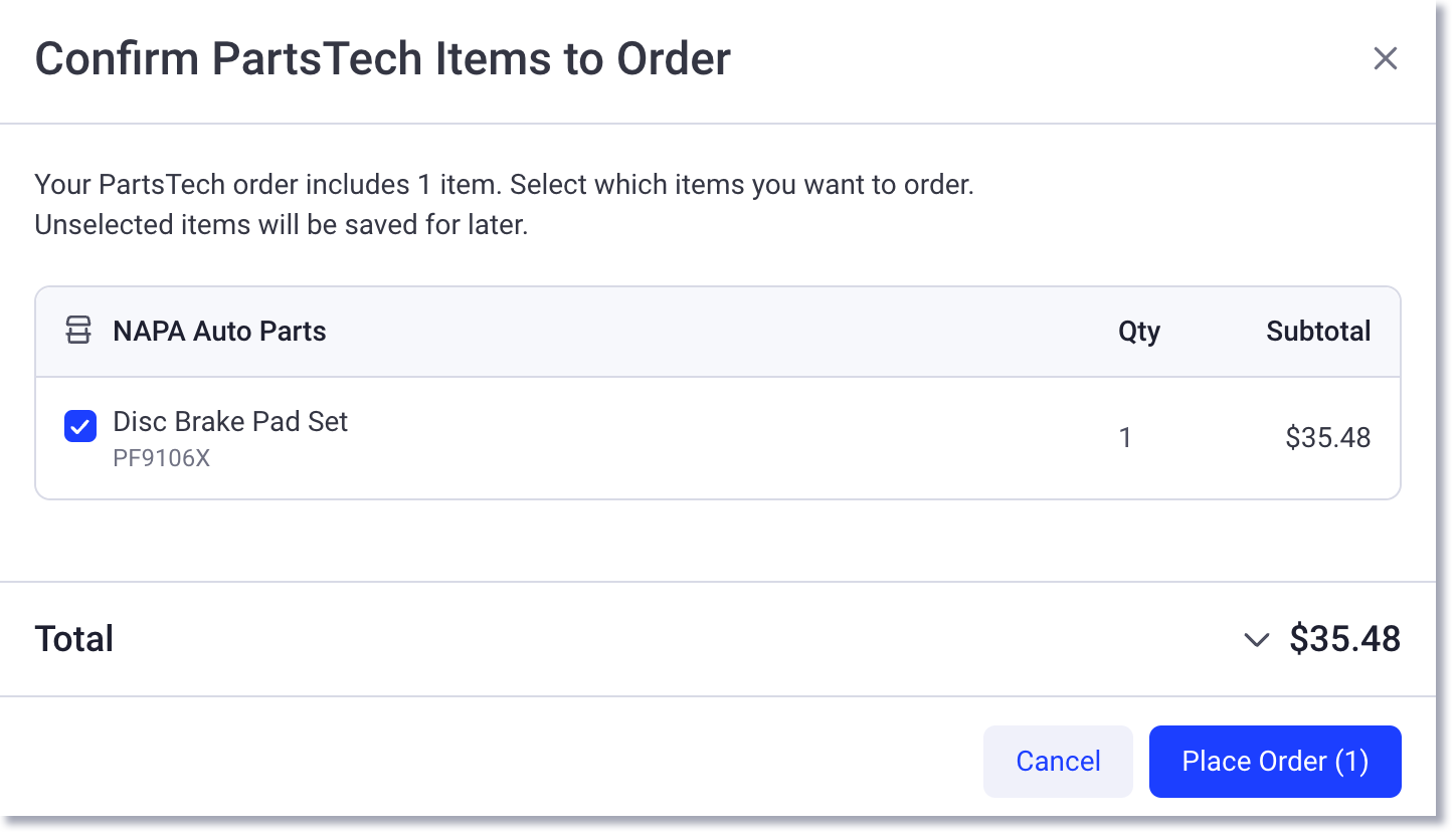 PartsTech Help Center and Knowledge Base