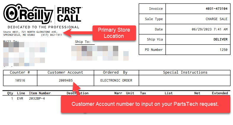 How to Set up O'Reilly Auto Parts on PartsTech