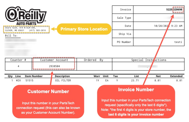 How to Set up O'Reilly Auto Parts on PartsTech