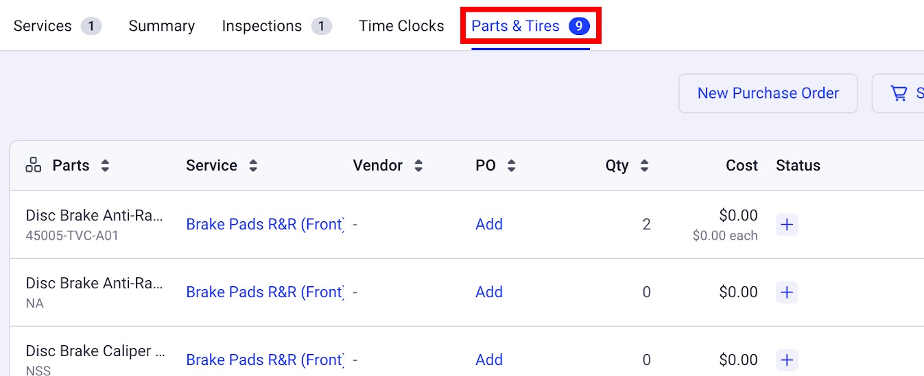 How to Order Parts through PartsTech Using ShopMonkey