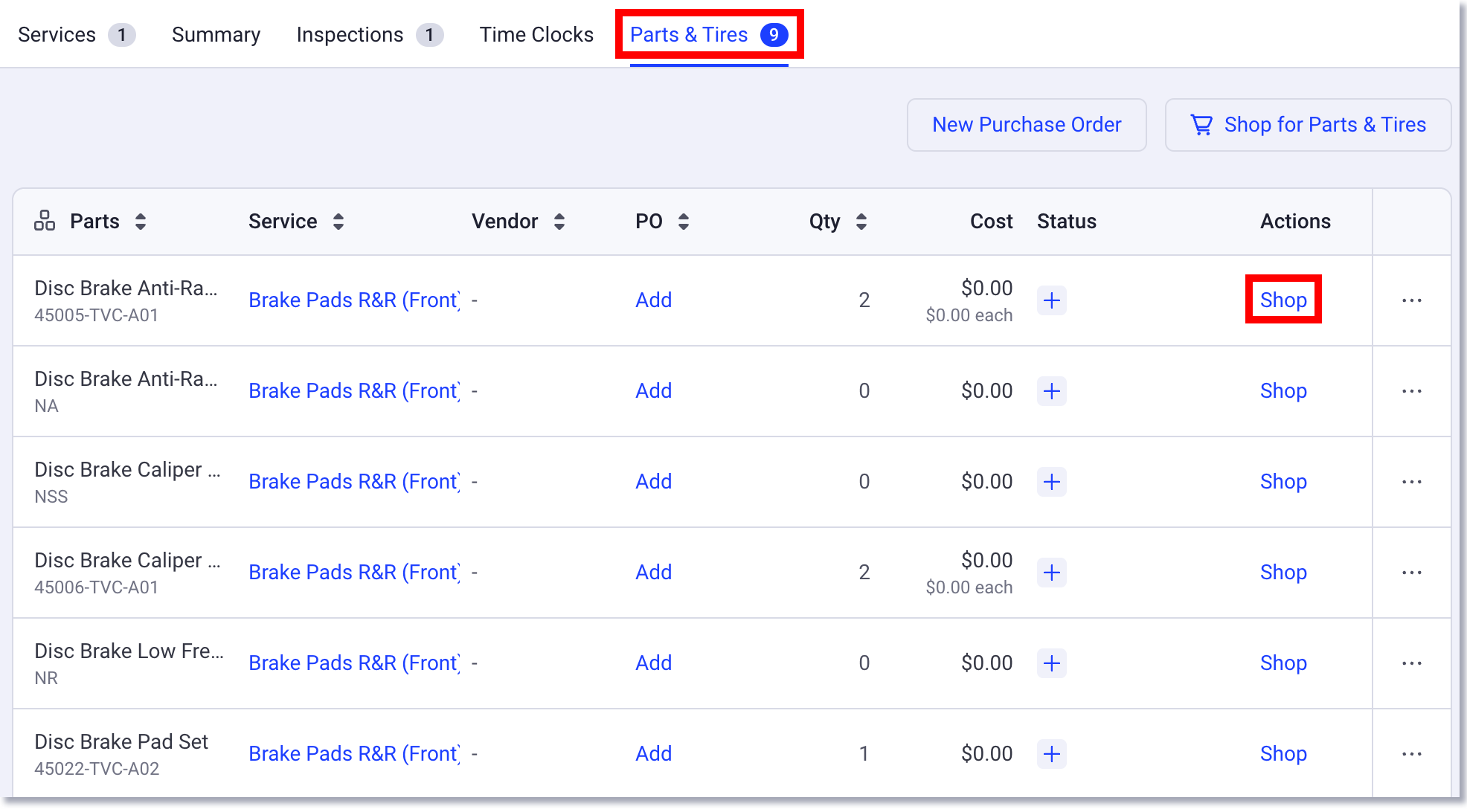 How to Order Parts through PartsTech Using ShopMonkey