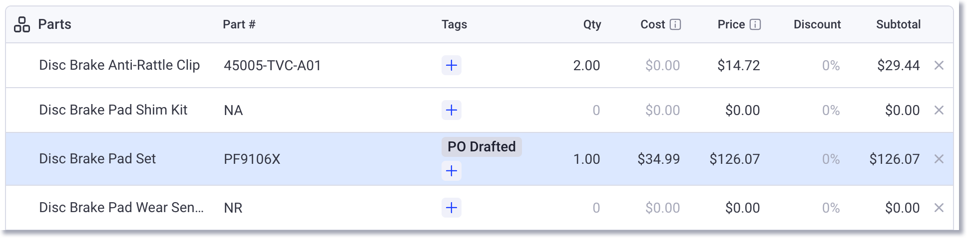 How to Order Parts through PartsTech Using ShopMonkey