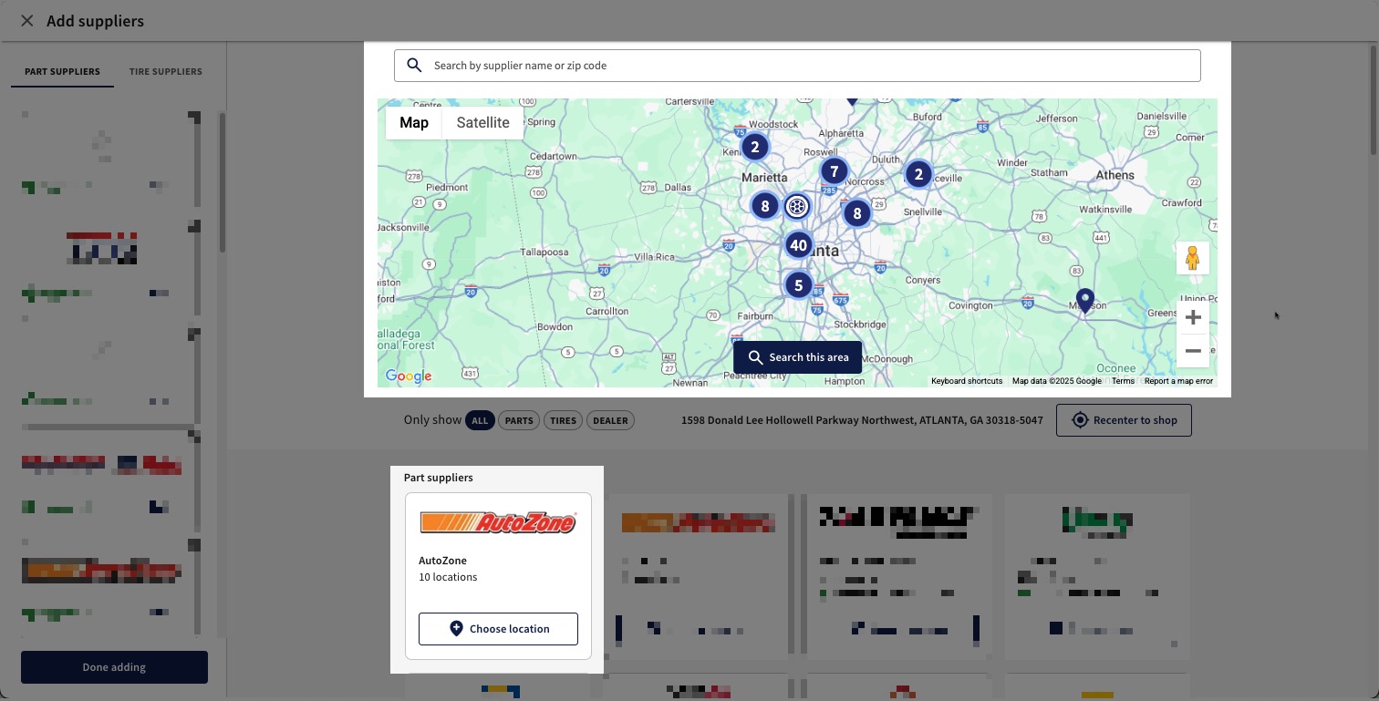 How to set up AutoZone on PartsTech