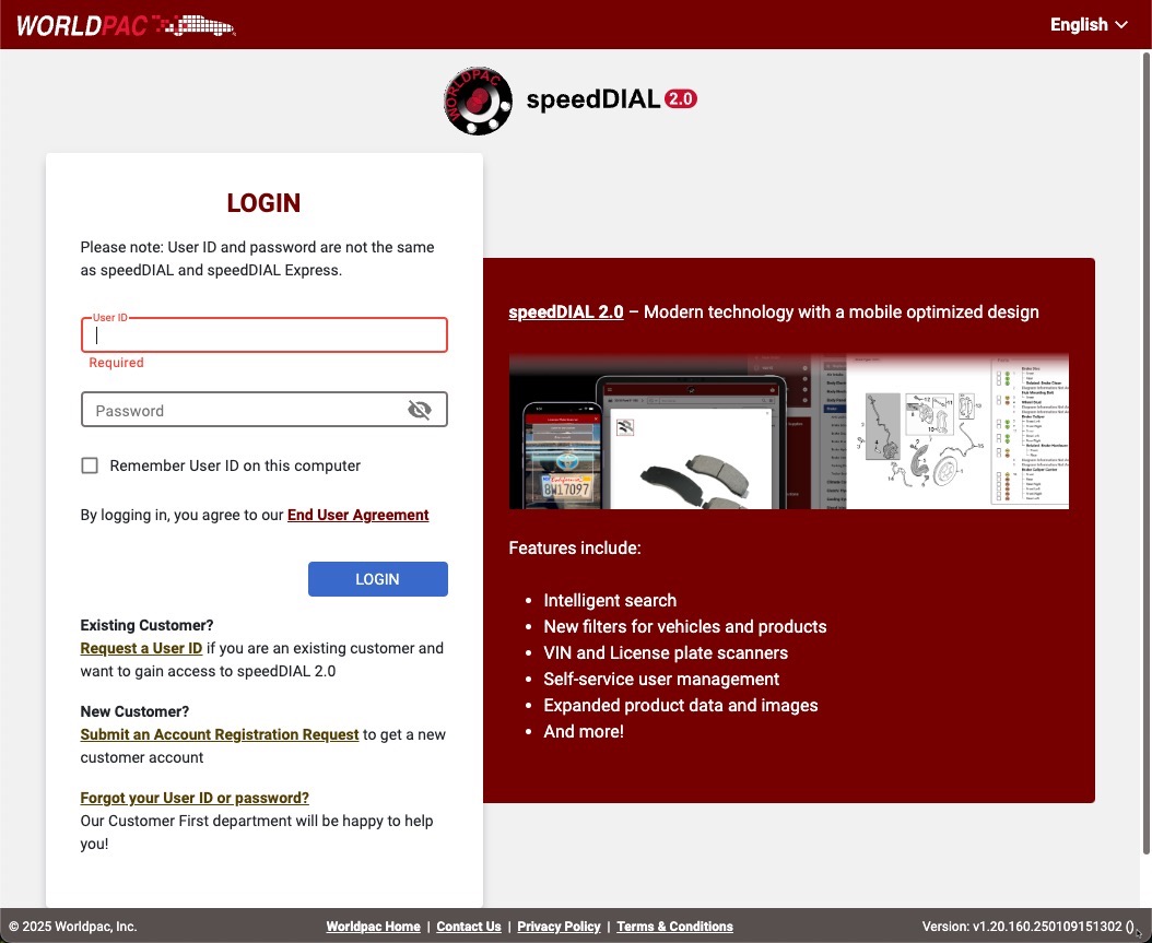 How to set up WORLDPAC on PartsTech